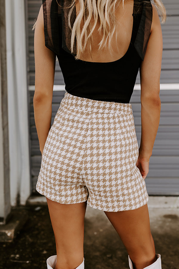 Call Me Chic Houndstooth Skort • Impressions Online Boutique