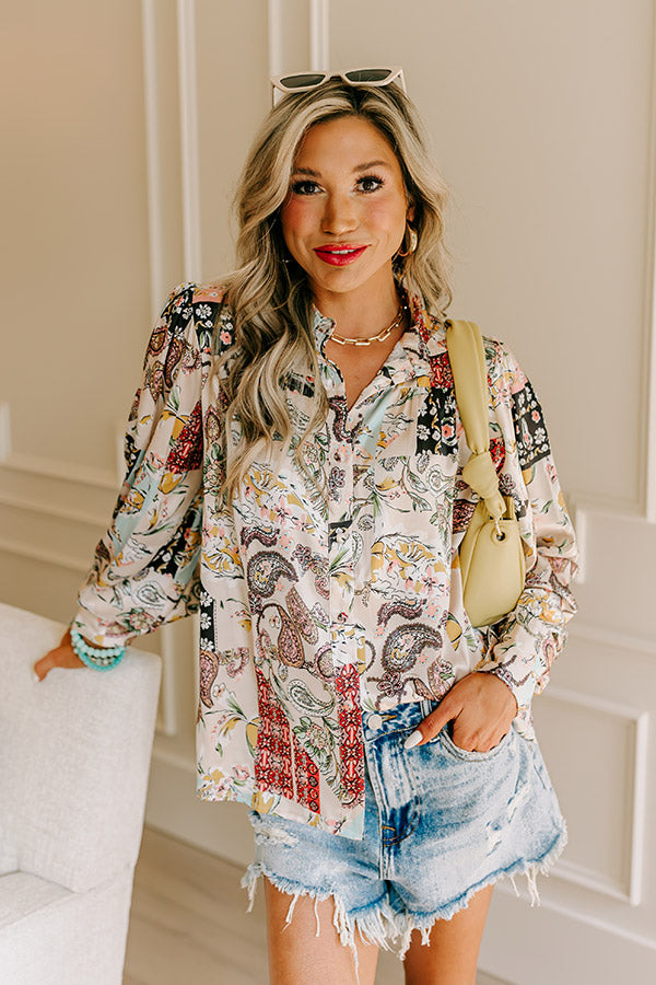 On A High Note Satin Top – Impressions Online Boutique