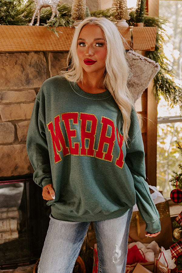 Gingerbread Dreams Sequin Sweatshirt • Impressions Online Boutique