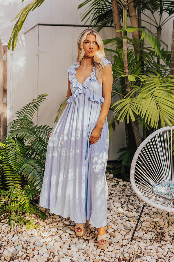 Shells By The Coast Ruffle Maxi – Impressions Online Boutique