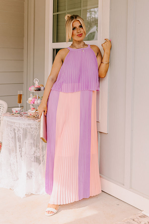 Dreamy Daze Pleated Maxi Curves • Impressions Online Boutique