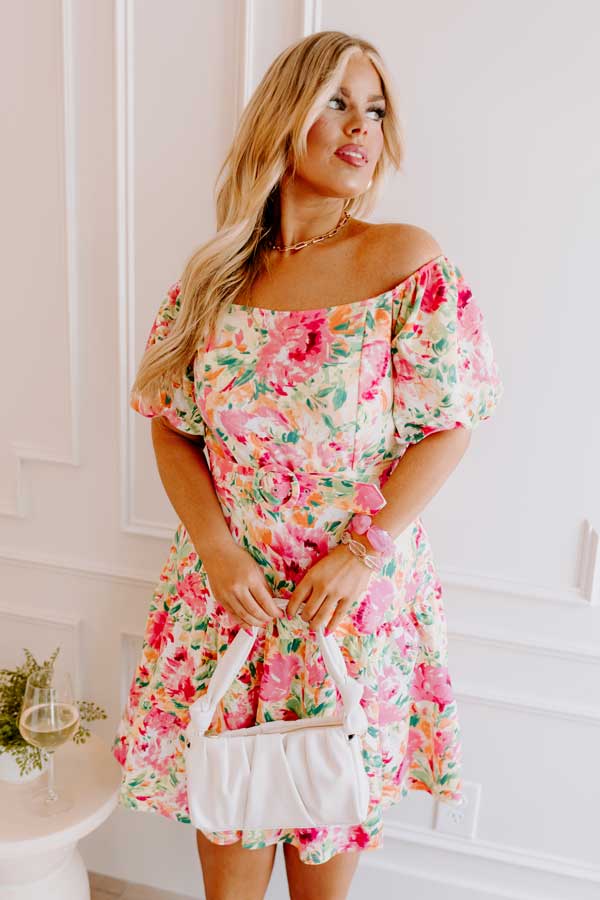 Quite Dashing Floral Dress Curves • Impressions Online Boutique