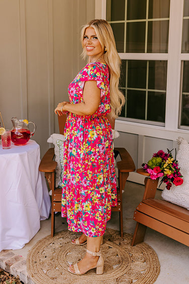 Spring It On Floral Midi Curves – Impressions Online Boutique