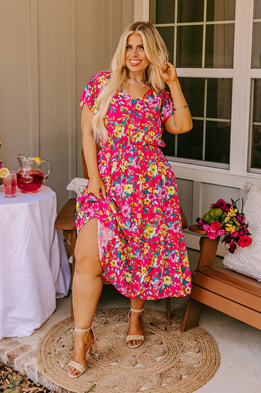 Spring It On Floral Midi Curves – Impressions Online Boutique