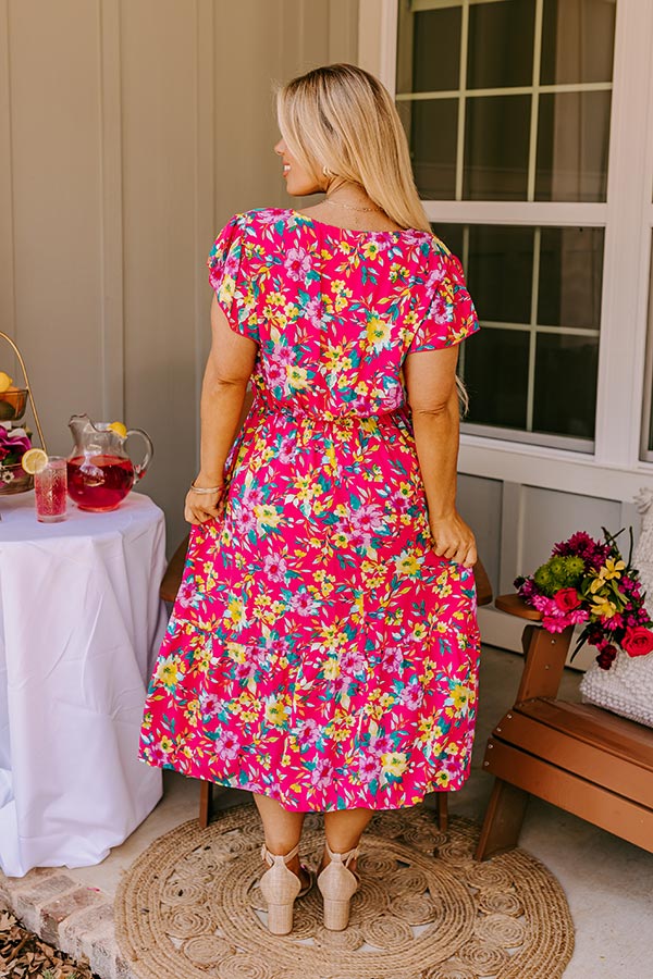 Spring It On Floral Midi Curves – Impressions Online Boutique