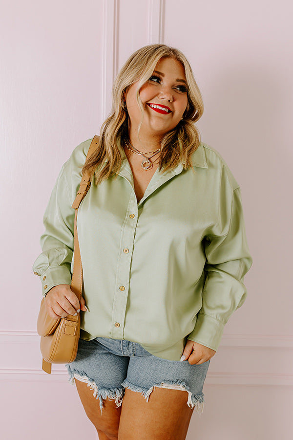 Simply Charmed Button Up In Pear Curves – Impressions Online Boutique