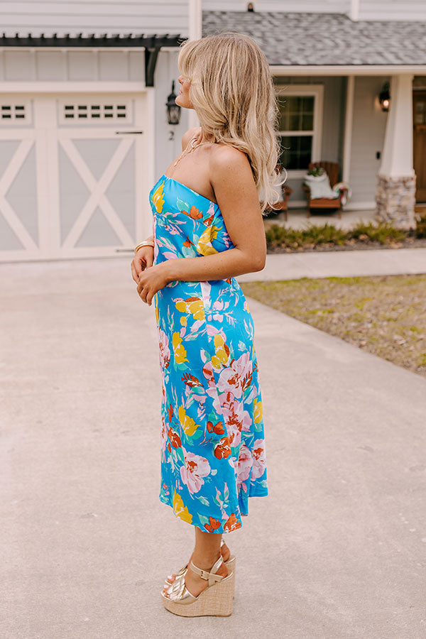 Whimsy And Wishes Floral Midi • Impressions Online Boutique