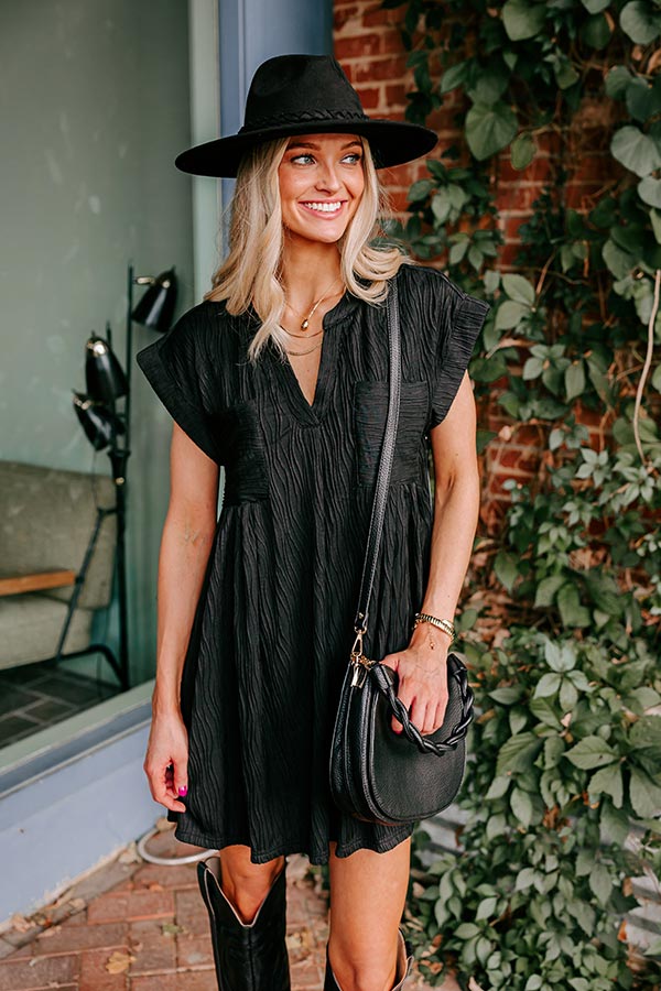 Long Weekend Wonderful Shift Dress In Black – Impressions Online Boutique