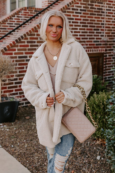 Haute Harmony Sherpa Jacket – Impressions Online Boutique