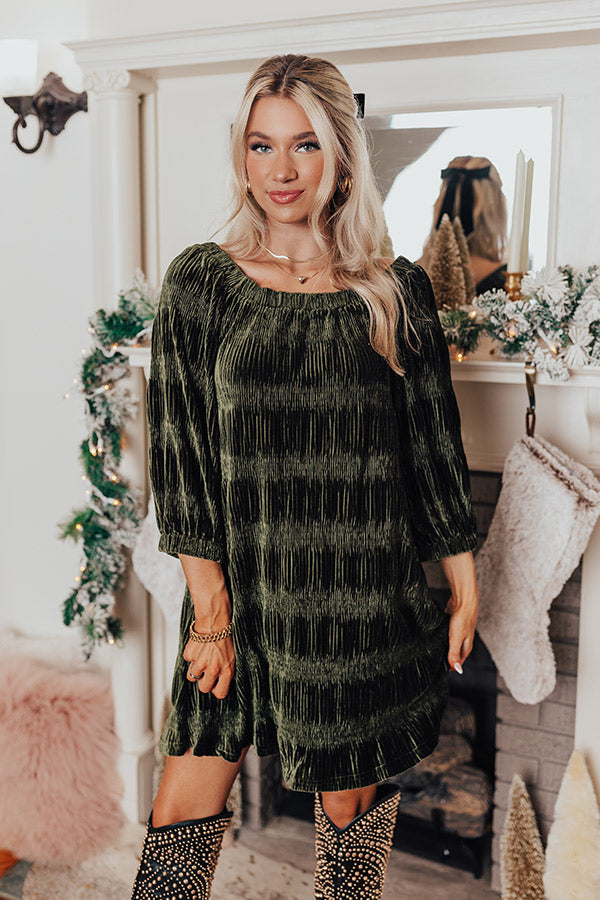 Waiting For You Velvet Dress • Impressions Online Boutique