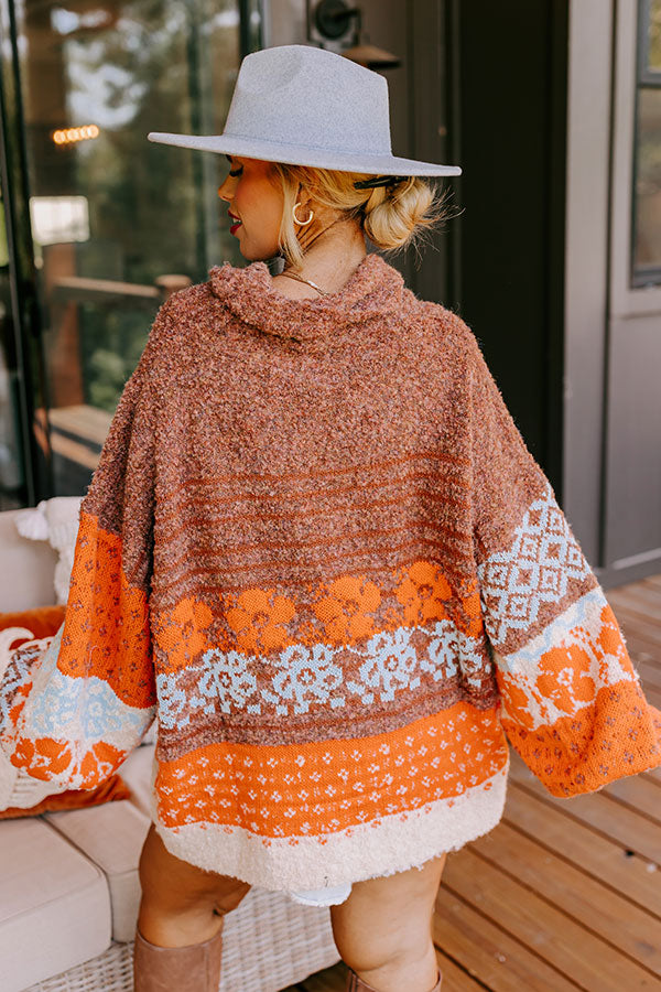 Autumn Brunch Knit Sweater in Cinnamon Curves – Impressions Online Boutique