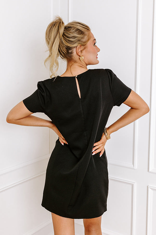 Sweetly Simple Mini Dress in Black • Impressions Online Boutique