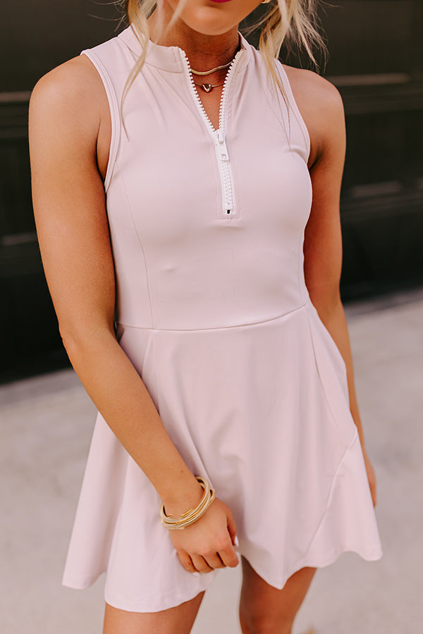 Tennis And Tonic Athletic Dress In Light Birch • Impressions Online ...