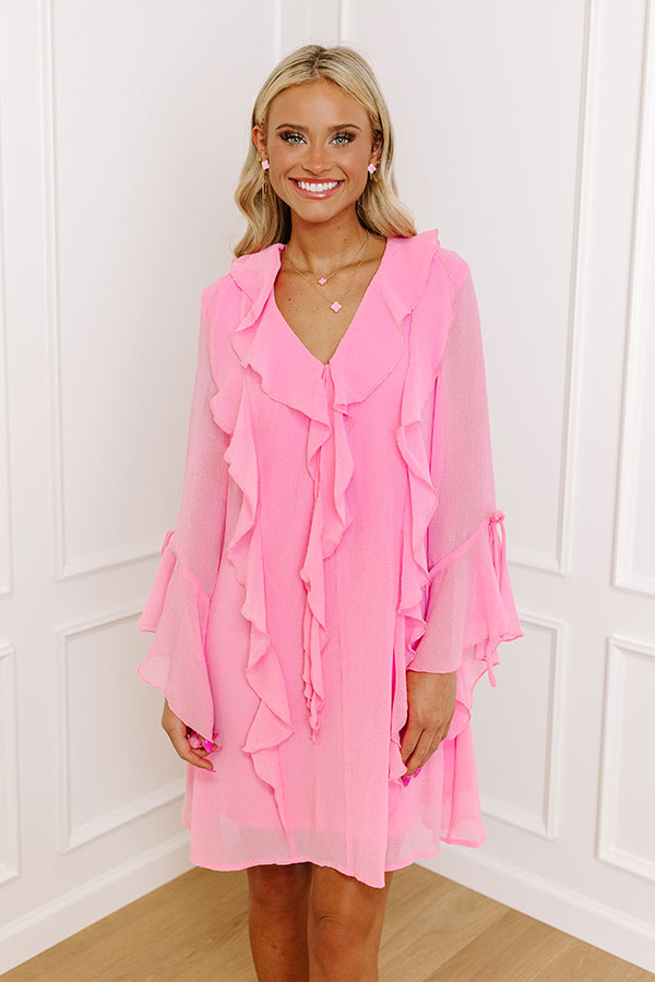 Sips and Sweets Ruffle Mini Dress • Impressions Online Boutique