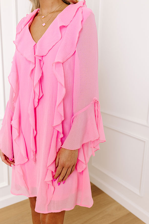 Sips and Sweets Ruffle Mini Dress • Impressions Online Boutique