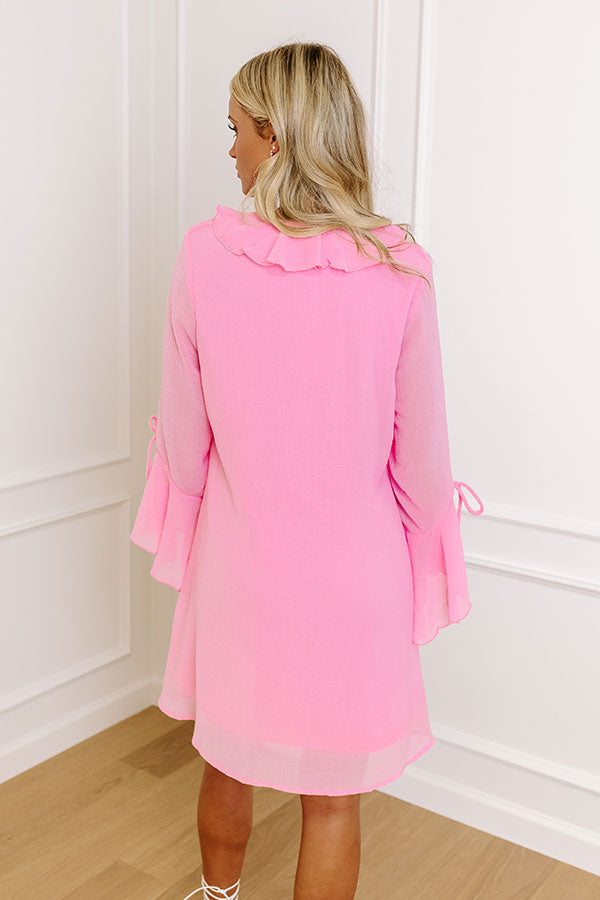 Sips and Sweets Ruffle Mini Dress – Impressions Online Boutique