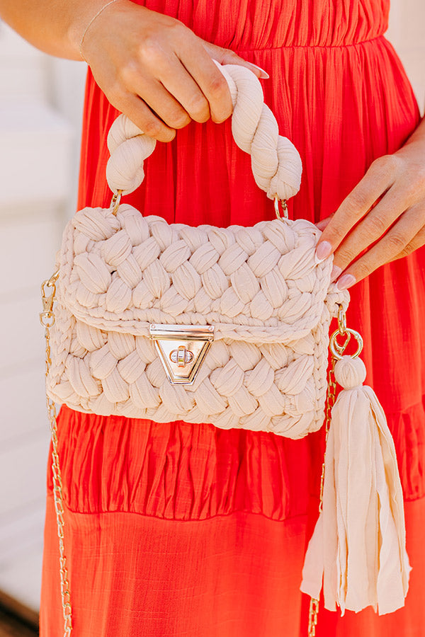 Montego Woven Purse in Champagne • Impressions Online Boutique