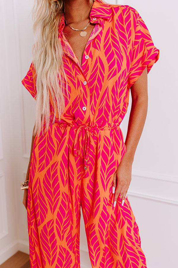 Set For Vacay Jumpsuit in Hot Pink – Impressions Online Boutique