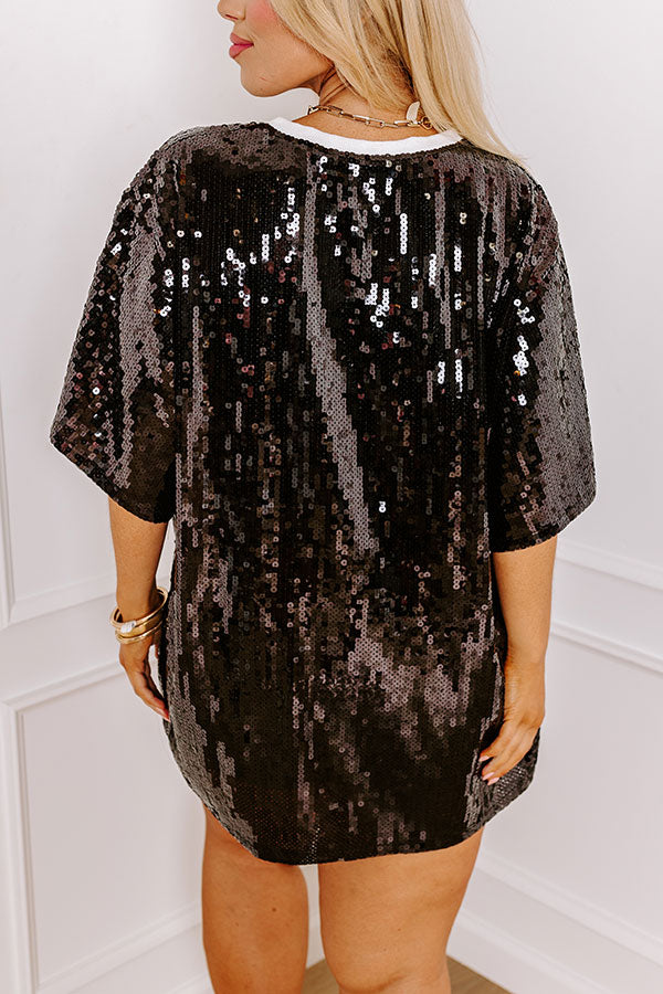 Gameday Sequin Tunic in Black Curves – Impressions Online Boutique