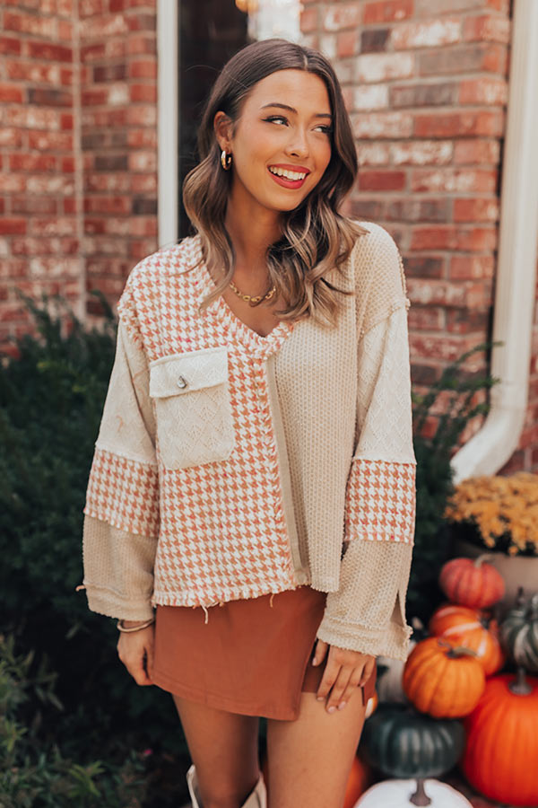 Pumpkin Patch Promises Color Block Sweater – Impressions Online Boutique