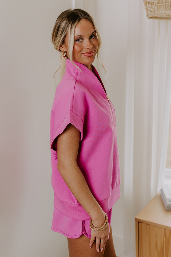 Street Style Chic Scuba Top in Violet – Impressions Online Boutique