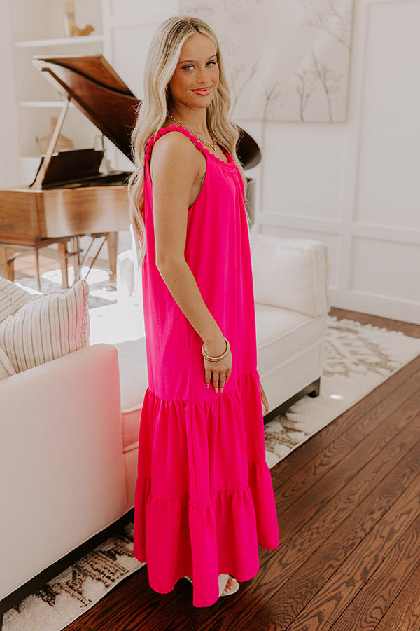 Feeling Giddy Maxi Dress in Hot Pink – Impressions Online Boutique