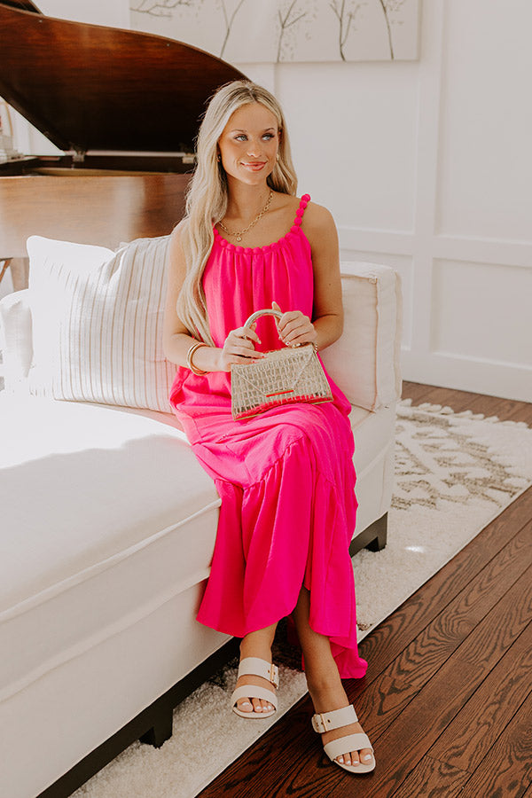 Feeling Giddy Maxi Dress in Hot Pink – Impressions Online Boutique
