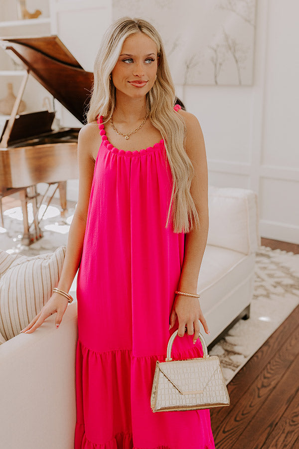 Feeling Giddy Maxi Dress in Hot Pink – Impressions Online Boutique