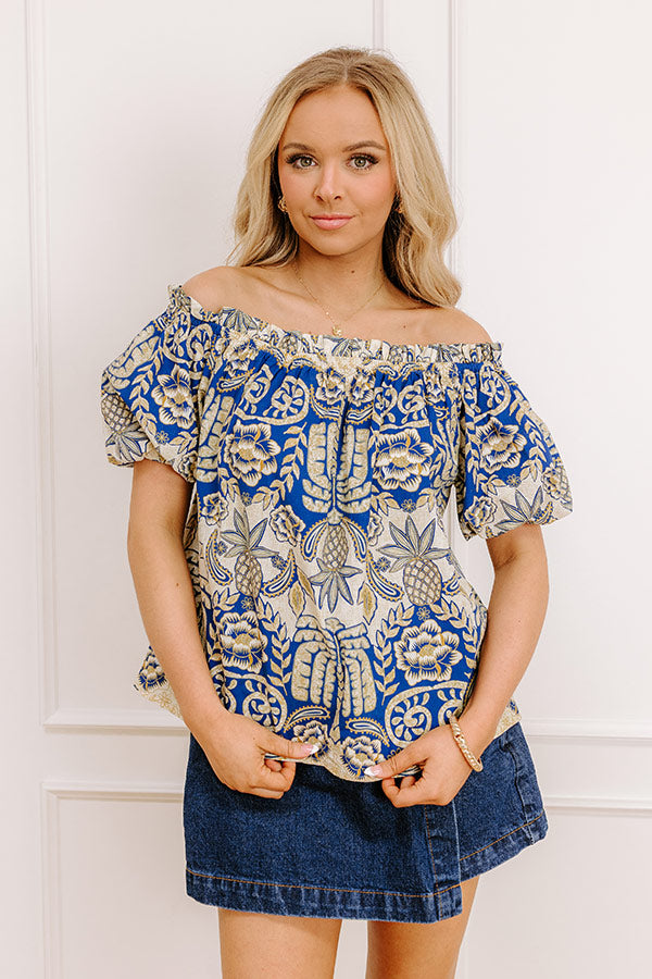 Charming Glance Off Shoulder Floral Top – Impressions Online Boutique