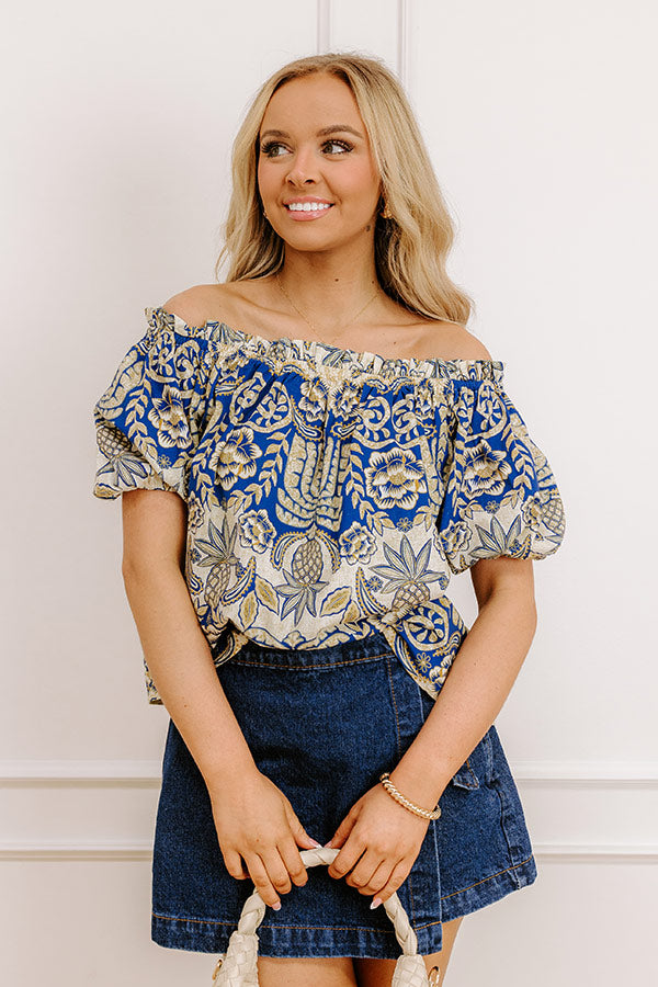 Charming Glance Off Shoulder Floral Top – Impressions Online Boutique