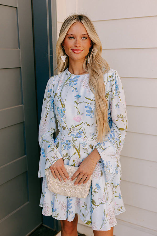 Dreamy Gardens Floral Mini Dress – Impressions Online Boutique