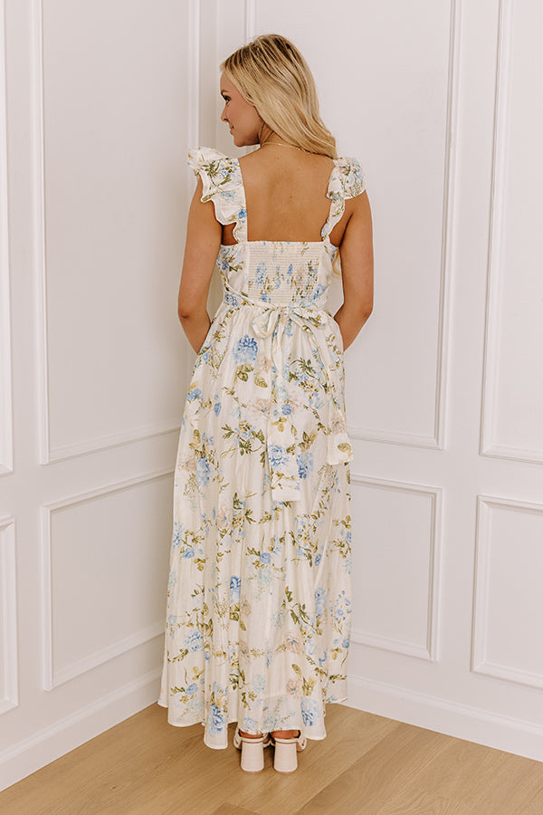 Feeling Whimsical Floral Midi Dress – Impressions Online Boutique