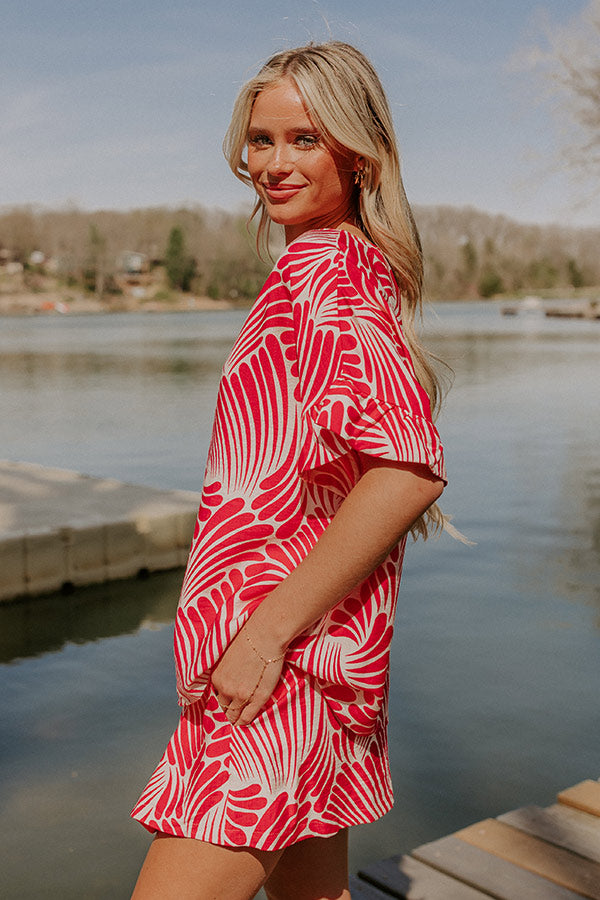 Vacay Bliss Shift Top in Hot Pink – Impressions Online Boutique