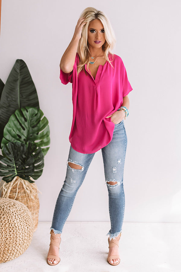 Light Up The Night Tunic in Hot Pink • Impressions Online Boutique