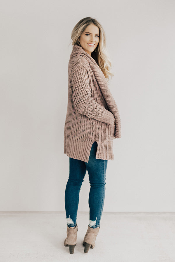 Pumpkin Spice Cuddly Cardigan in Blush • Impressions Online Boutique