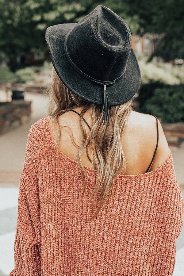 Chic Weekend Hat In Black • Impressions Online Boutique