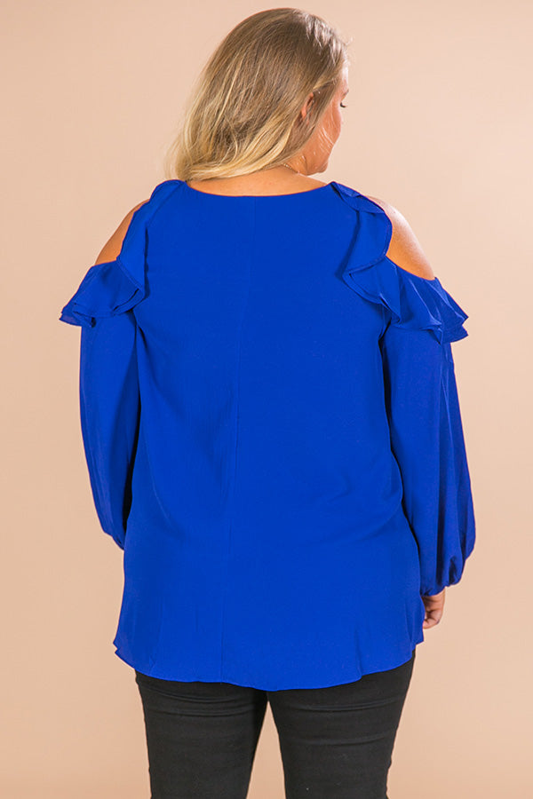 First Class To Paris Shift Top in Royal Blue – Impressions Online Boutique