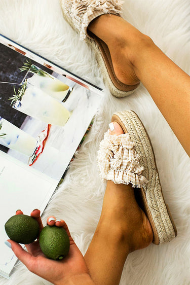 The Bermuda Sandal In Iced Latte – Impressions Online Boutique