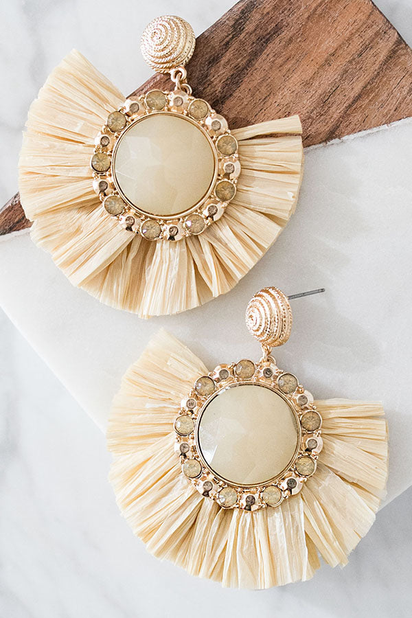 Fair-Weather Fan Earrings – Impressions Online Boutique