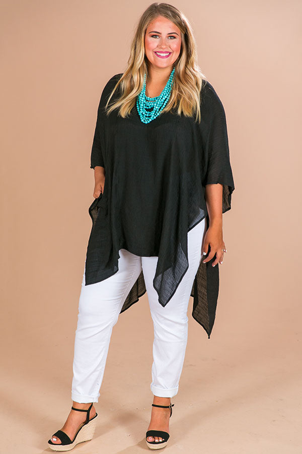 Hello Bombshell Shift Tunic In Black • Impressions Online Boutique