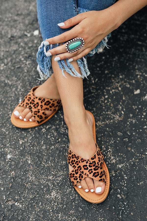 The Lexi Leopard Sandal • Impressions Online Boutique