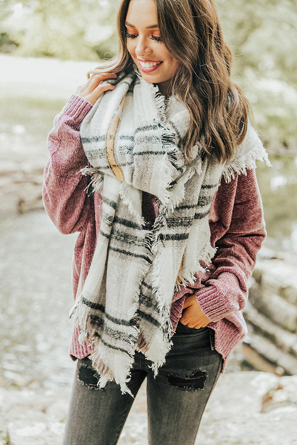 Plaid Pretty Scarf • Impressions Online Boutique