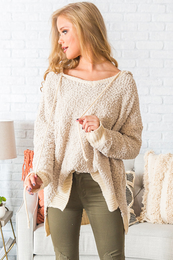 Warm Fuzzy Feelin' Sweater in Ivory • Impressions Online Boutique