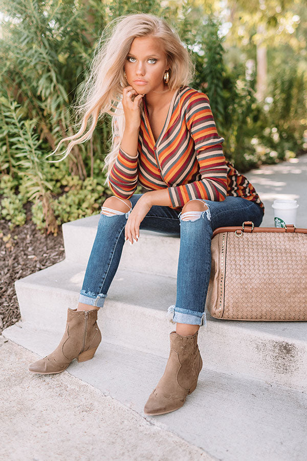 Pumpkin Patch Pretty Stripe Top • Impressions Online Boutique