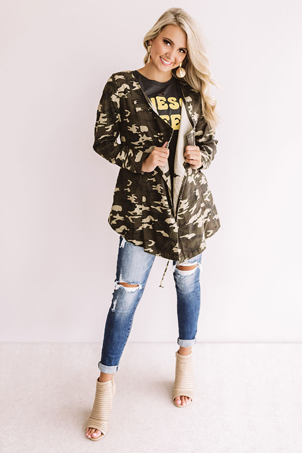 Greatest Hits Lightweight Camo Jacket • Impressions Online Boutique
