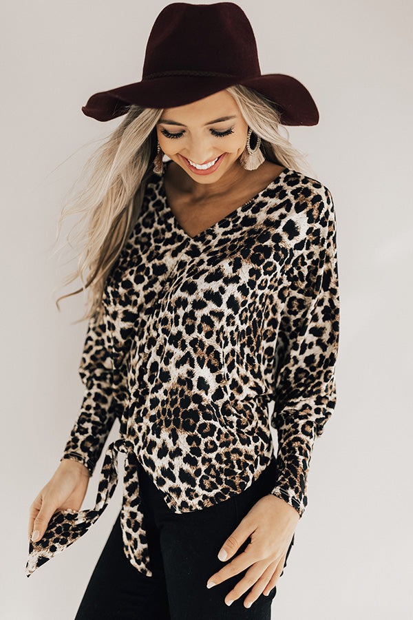 Date Night Darling Leopard Top • Impressions Online Boutique