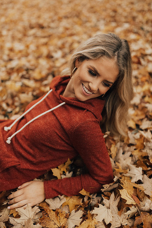 Sweater Weather Tunic Dress in Rust • Impressions Online Boutique