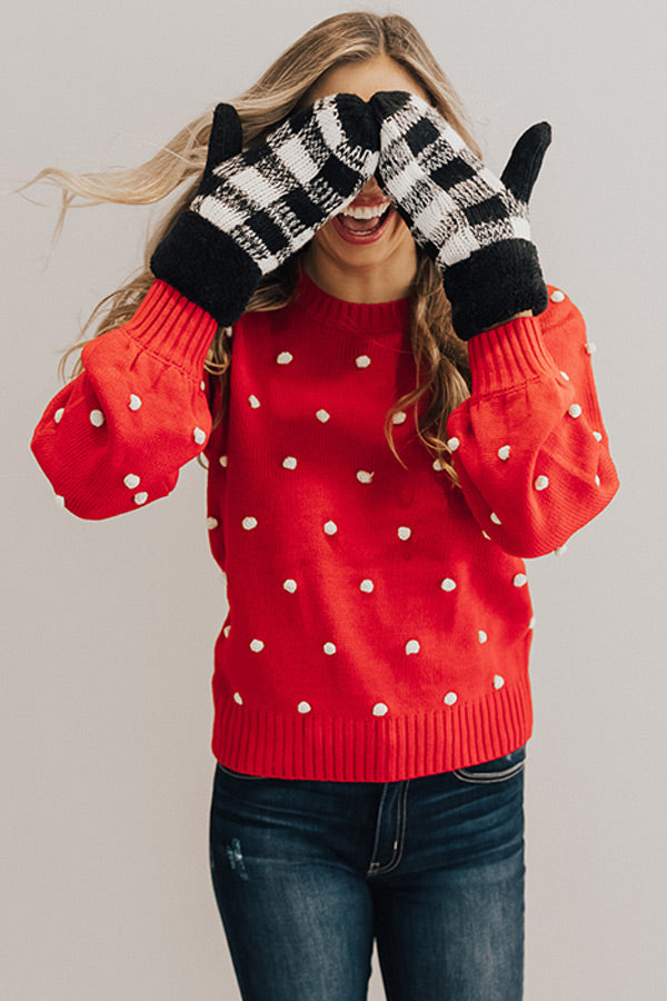 Hello Holiday Buffalo Check Mittens – Impressions Online Boutique