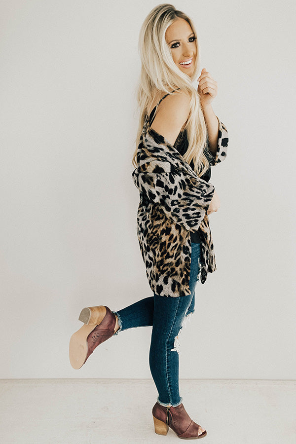 Spotted And Fabulous Leopard Cardigan • Impressions Online Boutique