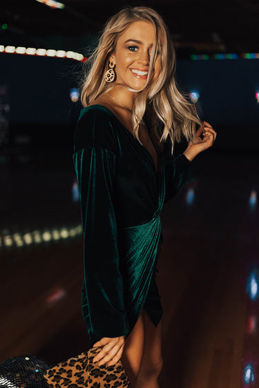 Prosecco Sippin' Velvet Dress – Impressions Online Boutique